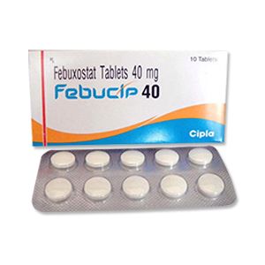 Buy Febucip 40mg Febuxostat Tablet Online at Wholesale Price