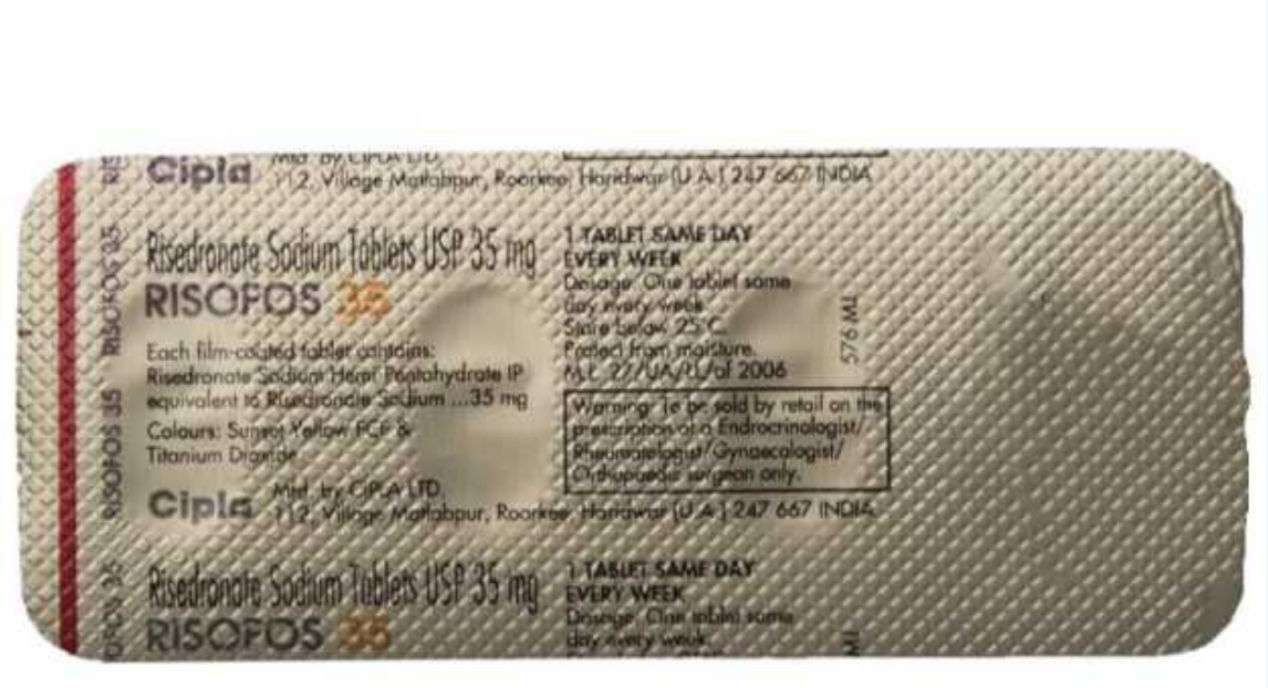 Risedronate Sodium 35 mg Tab 150 mg tablet Buy wholesale price