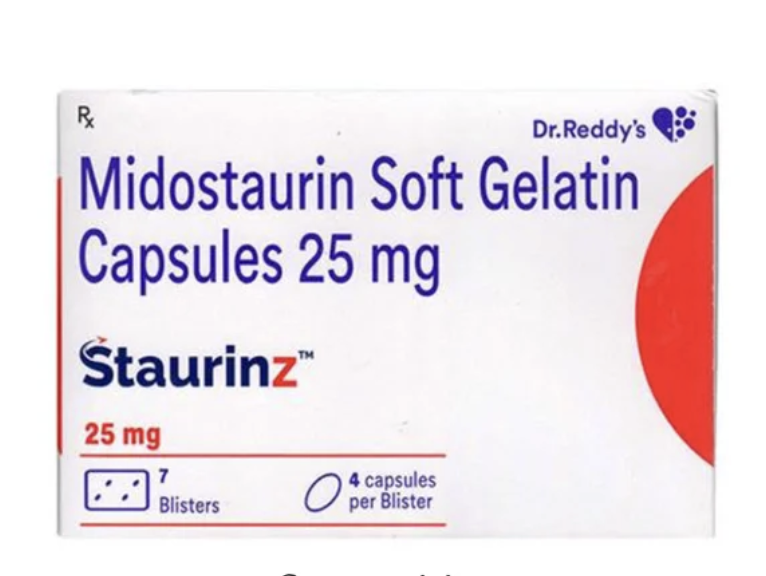 Buy Generic Midostaurin 25 mg Capsules Online