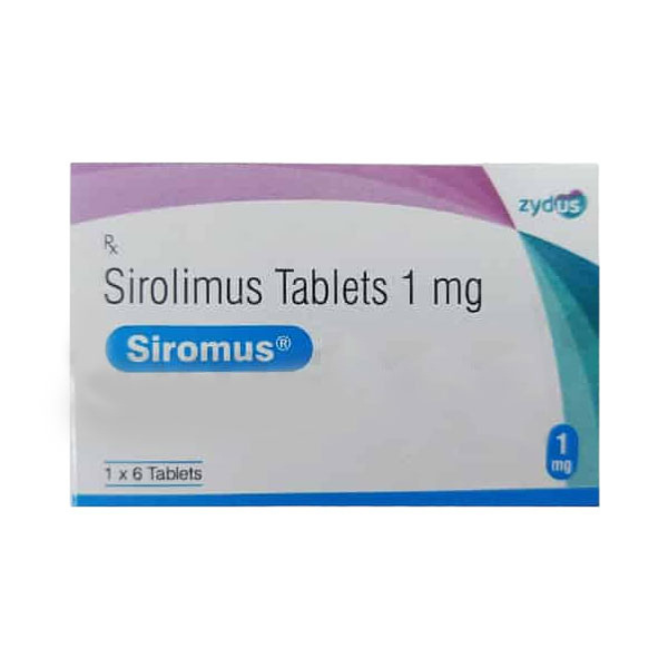 Sirolimus drug Find Lowest Prices Online Siromus Sirolimus 1 mg