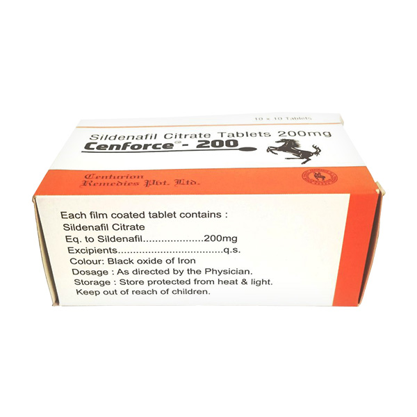Cenfroce 200 Sildenafil Tablets Available at Lowest Price
