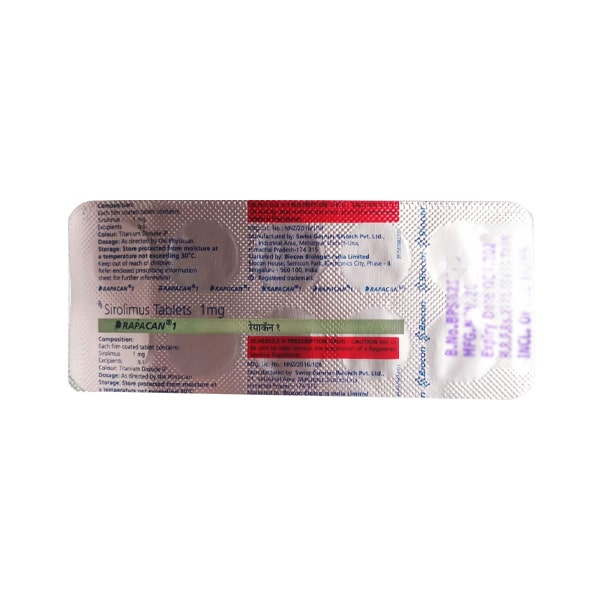 Rapacan 1mg Tablet - Rapamycin Buy at wholesale price